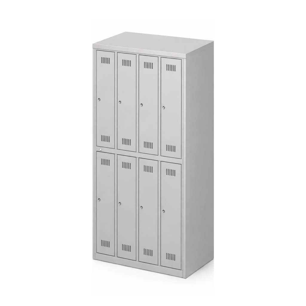 8 Door Uniform Garment Hanging Locker | Secure Lockers