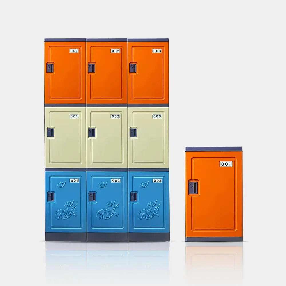 Three Door ABS Interlocking Plastic Locker | Waterproof Lockers
