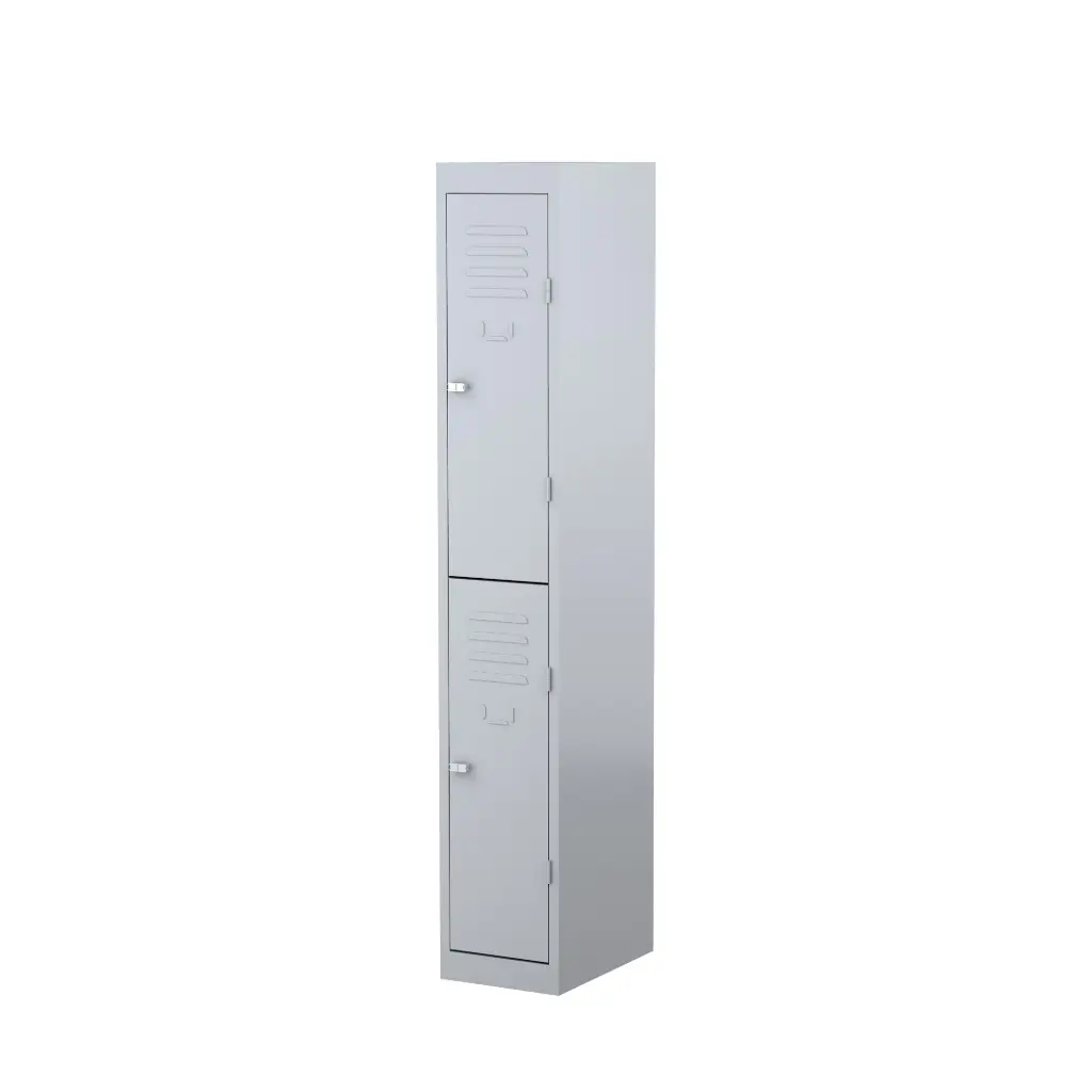 Perforated 2 Door Metal Locker | Secure Lockers